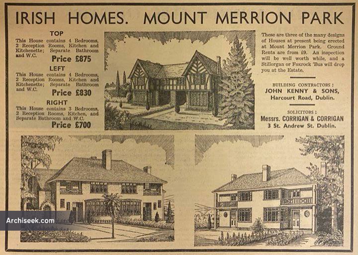 1936 – Mount Merrion, Dublin | Archiseek.com