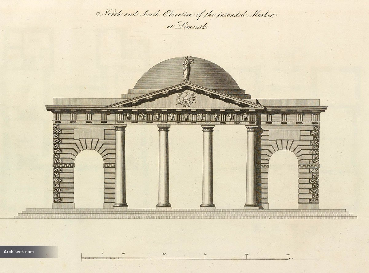 1797 – Design for a Market House, Limerick | Archiseek.com
