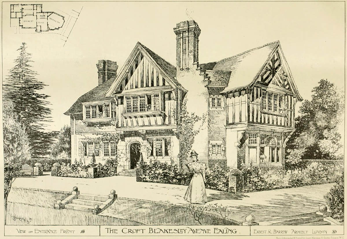 1898 - The Croft, Blakesley Avenue, Ealing, London - Architecture of ...
