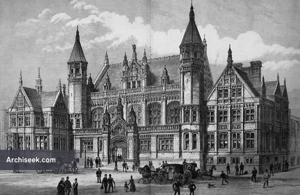 1886 - Winning Design in Birmingham Assize Courts Competition ...