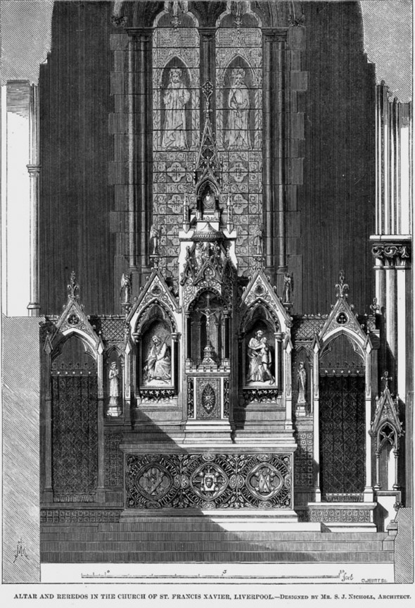 1858 - St. Francis Xavier Church, Liverpool, Lancashire - Architecture ...