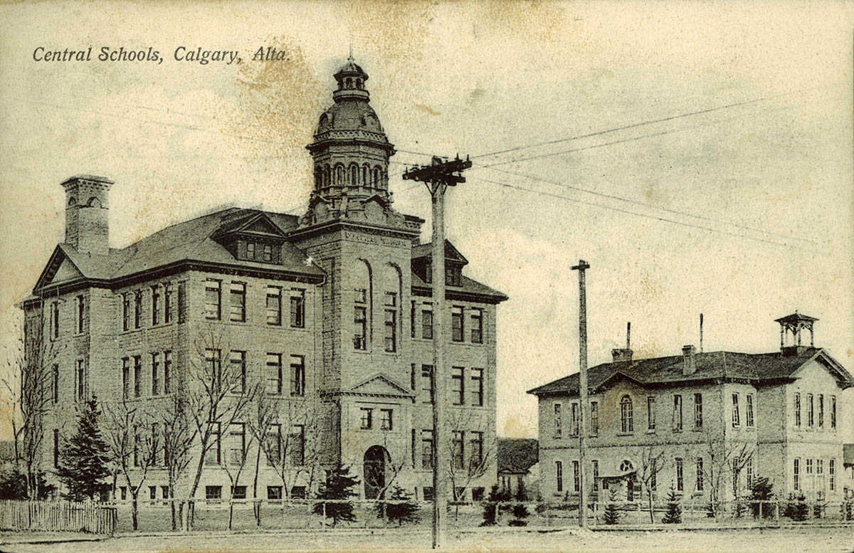 1905 - Former Central School, Calgary, Alberta - Architecture of ...