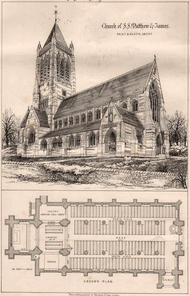 1875 - Church of S.S. Matthew & St. James, Liverpool - Architecture of ...