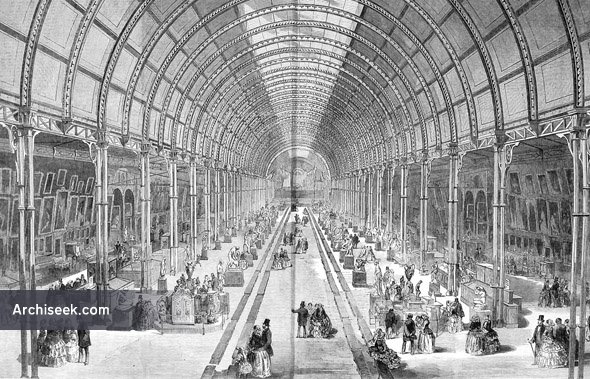 1857 - Art Treasures Exhibition Building, Manchester, Lancashire ...