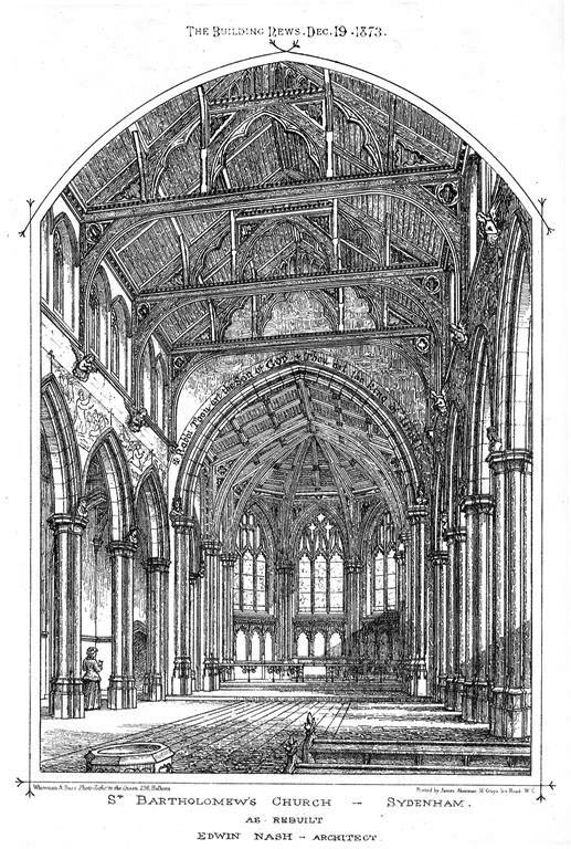 1873 - St. Bartholomews Church, Sydenham, Kent - Architecture of Kent ...