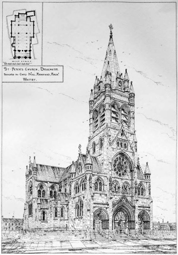 1881 – Unbuilt Design for St. Peter’s Church, Drogheda, Co. Louth ...