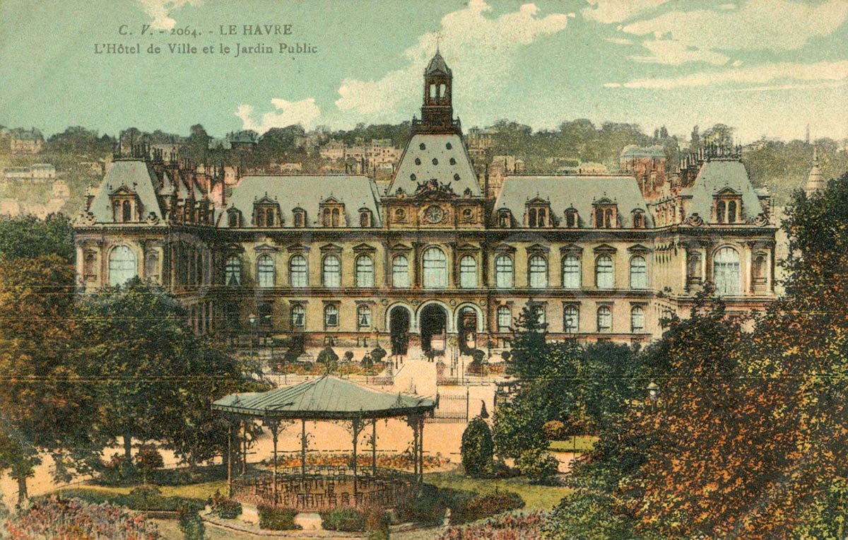 1857 - Hôtel de Ville, Le Havre, Normandy, France - Architecture of ...