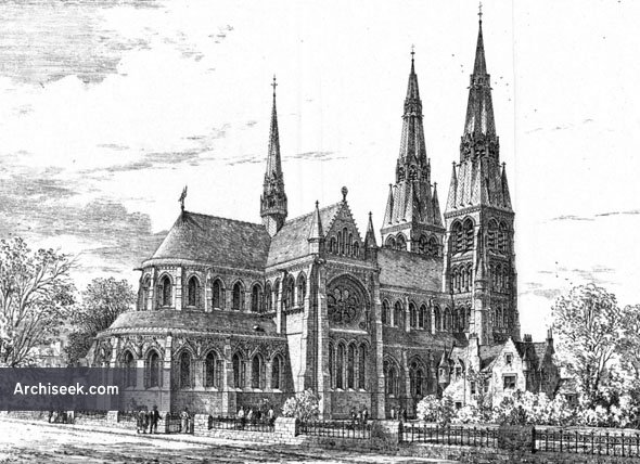 1873 – William Burges Design for Edinburgh Cathedral | Archiseek.com