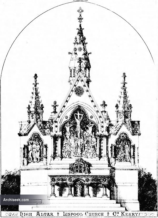1870 – Design for High Altar, Lispole, Co. Kerry | Architecture ...