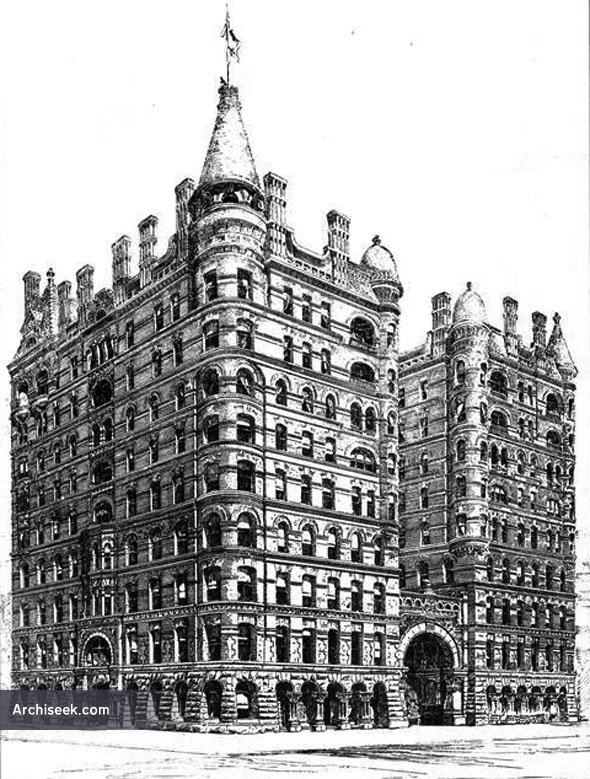 1884 - Pullman Building, Chicago, Illinois, USA - Architecture of ...