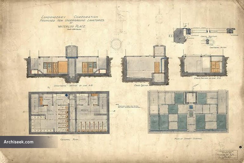 1890s – Underground Toilets, Waterloo Place, Derry | Archiseek.com
