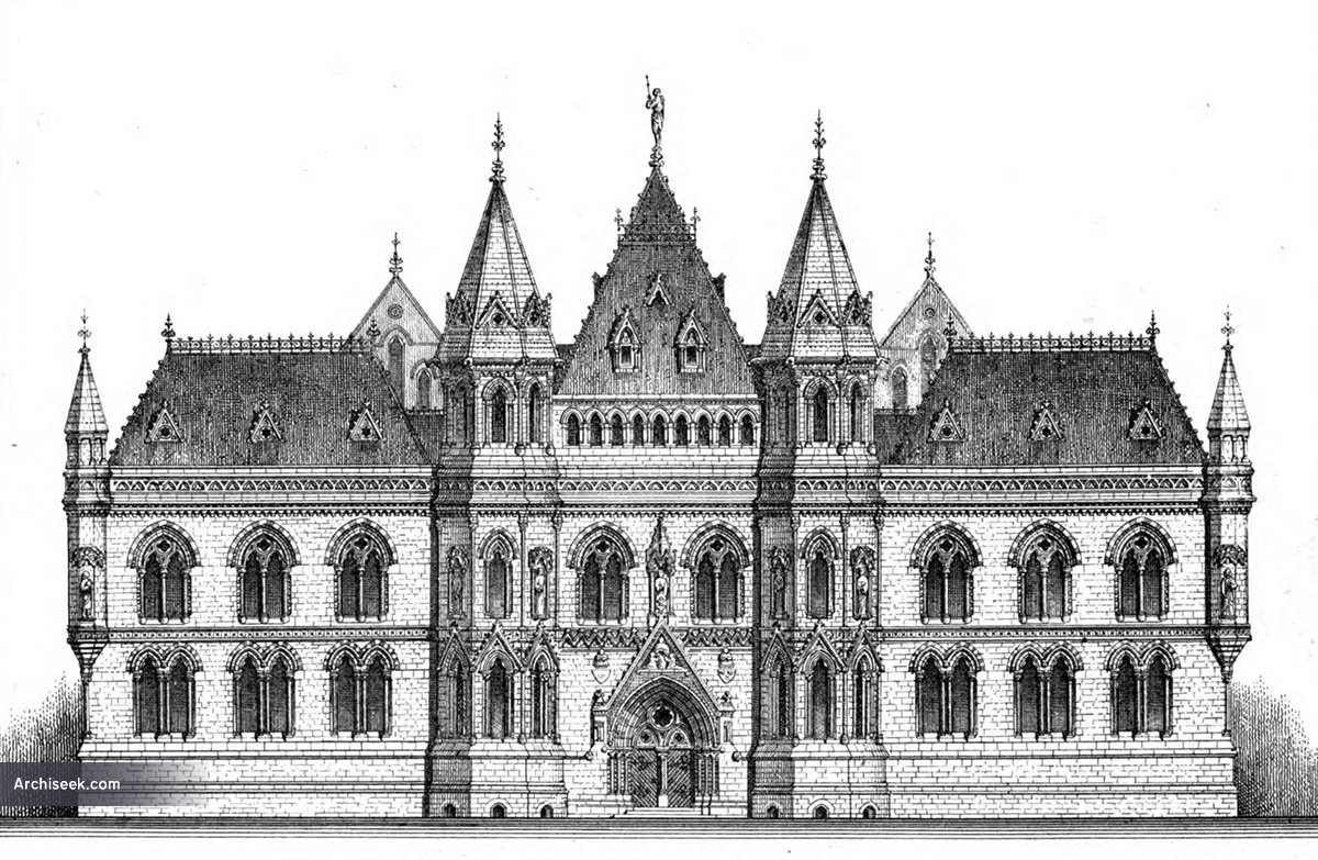 1873 – Unselected design for Examination Schools, Oxford | Architecture ...