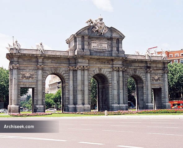 1769 - Puerta de Alcala, Madrid, Spain - Architecture of Madrid ...