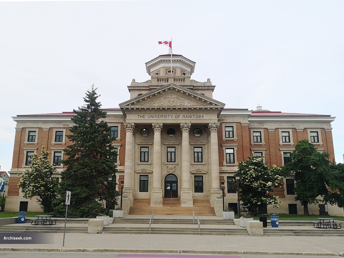 1912 - Administration Building, University of Manitoba, Winnipeg ...