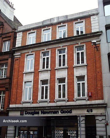 1925 - Nos. 4-5 Trinity Street, Dublin - Architecture of Dublin City ...
