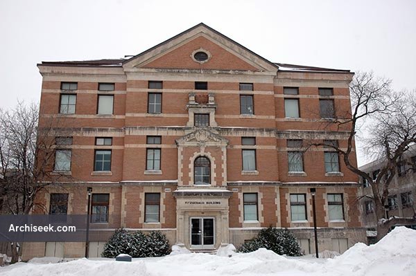 1913 – Fitzgerald Building, University of Manitoba, Winnipeg ...
