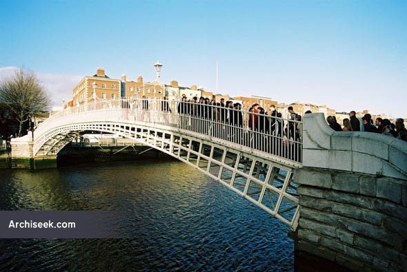 1816 – Ha’penny Bridge, Dublin | Archiseek.com