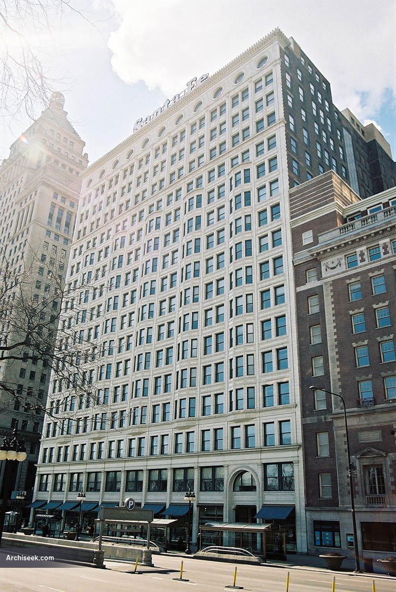 1904 - Santa Fe Building, Chicago, Illinois, USA - Architecture of ...