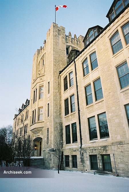 1932 – Tier Building, University of Manitoba, Winnipeg | Archiseek.com