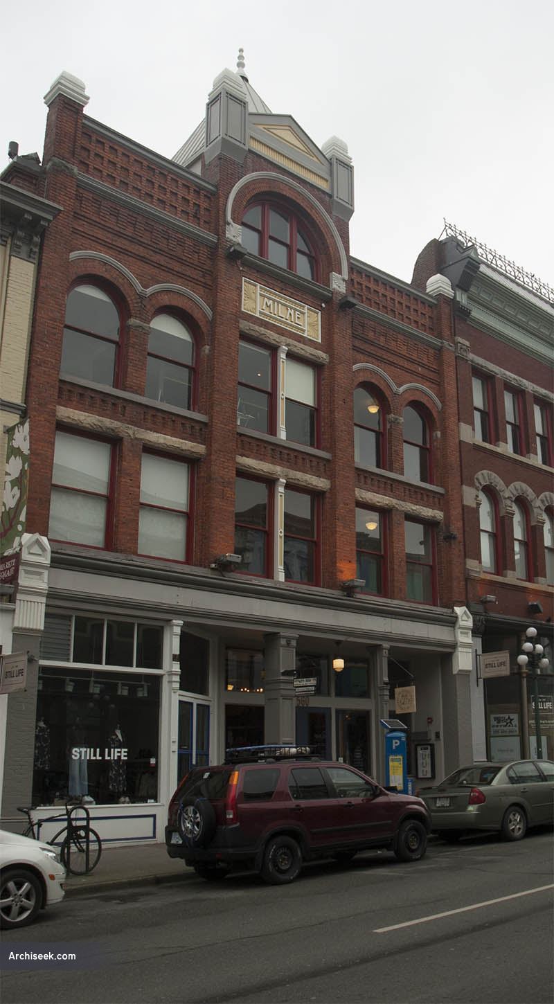 1891 – Milne Block, Victoria, British Columbia | Archiseek.com